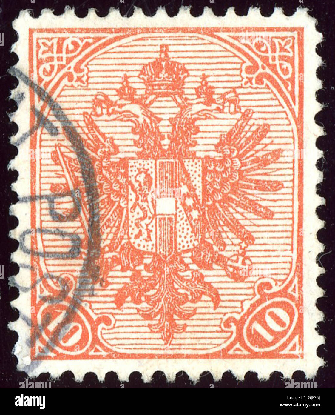 Le timbre à 10h de Bosnie-Herzégovine de 1900, Mi15, a été émis pendant ...