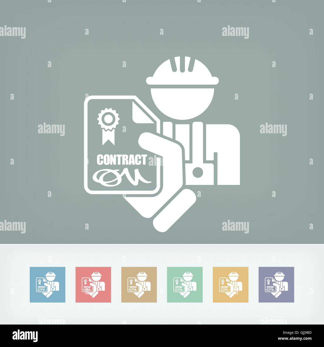 Contrato de trabajo Banque d'images vectorielles - Alamy