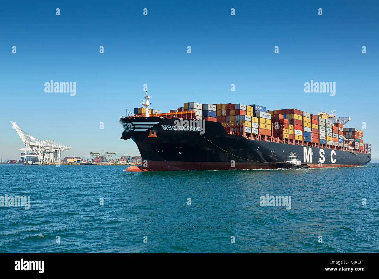 Mediterranean shipping company Banque de photographies et d’images à ...