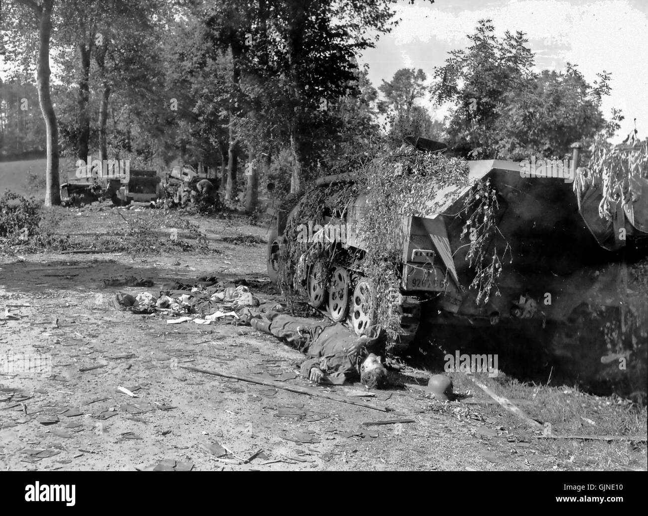 Mortain 1944 Banque de photographies et d’images à haute résolution - Alamy