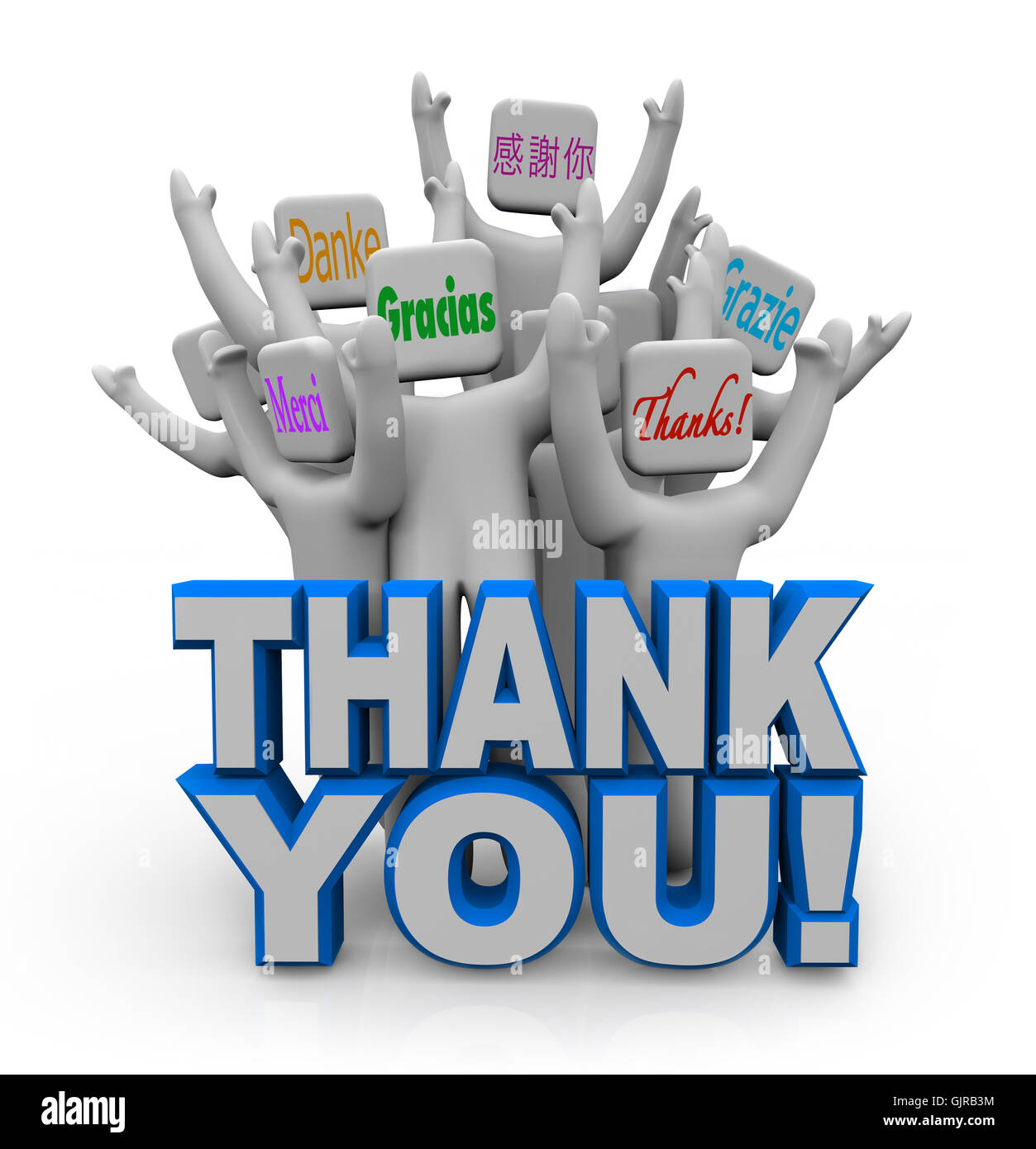 Merci en différentes langues Banque de photographies et d’images à ...
