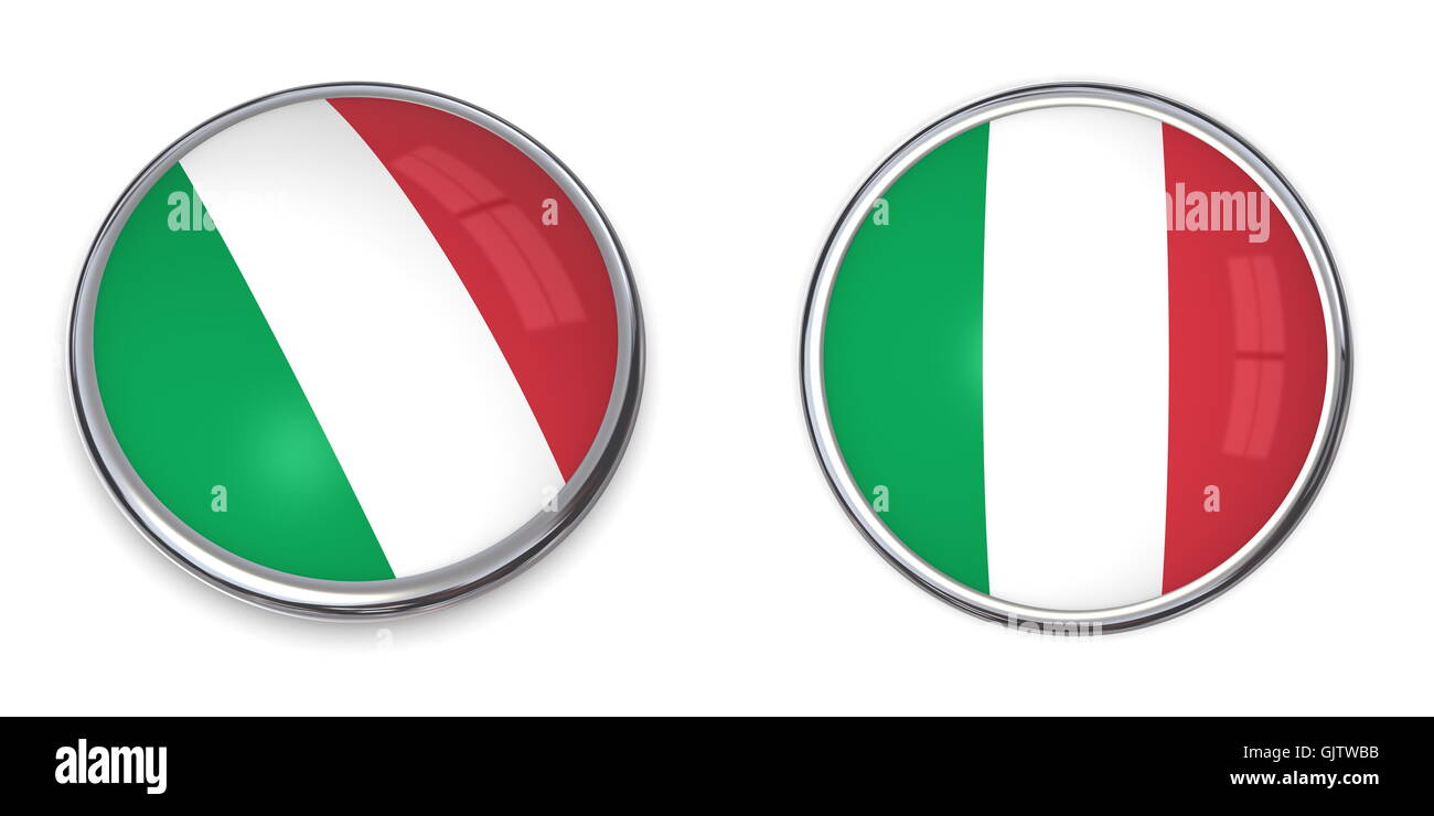 Drapeau italie rond Banque de photographies et d’images à haute ...