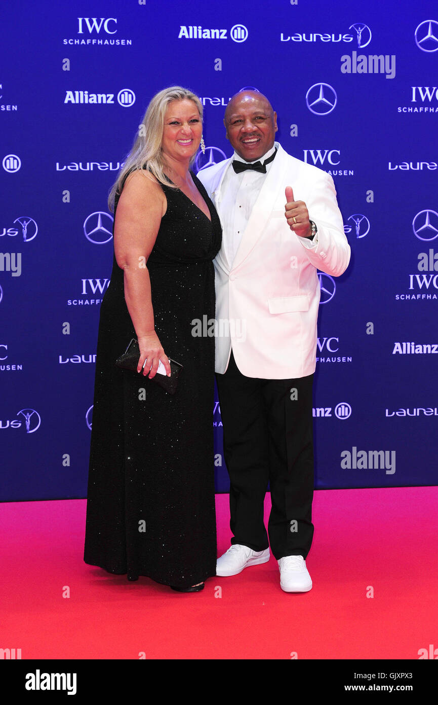 Kay guarrera marvin hagler laureus Banque de photographies et d’images ...