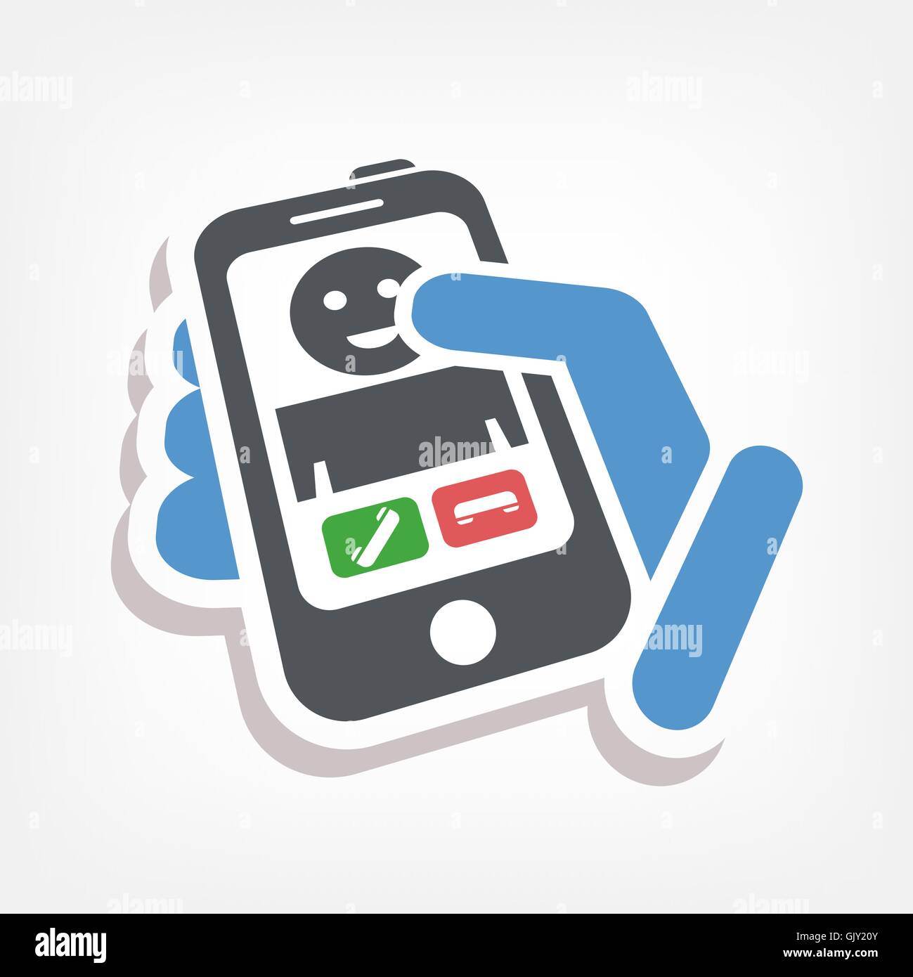 Icône d'appel entrant Banque de photographies et d’images à haute ...