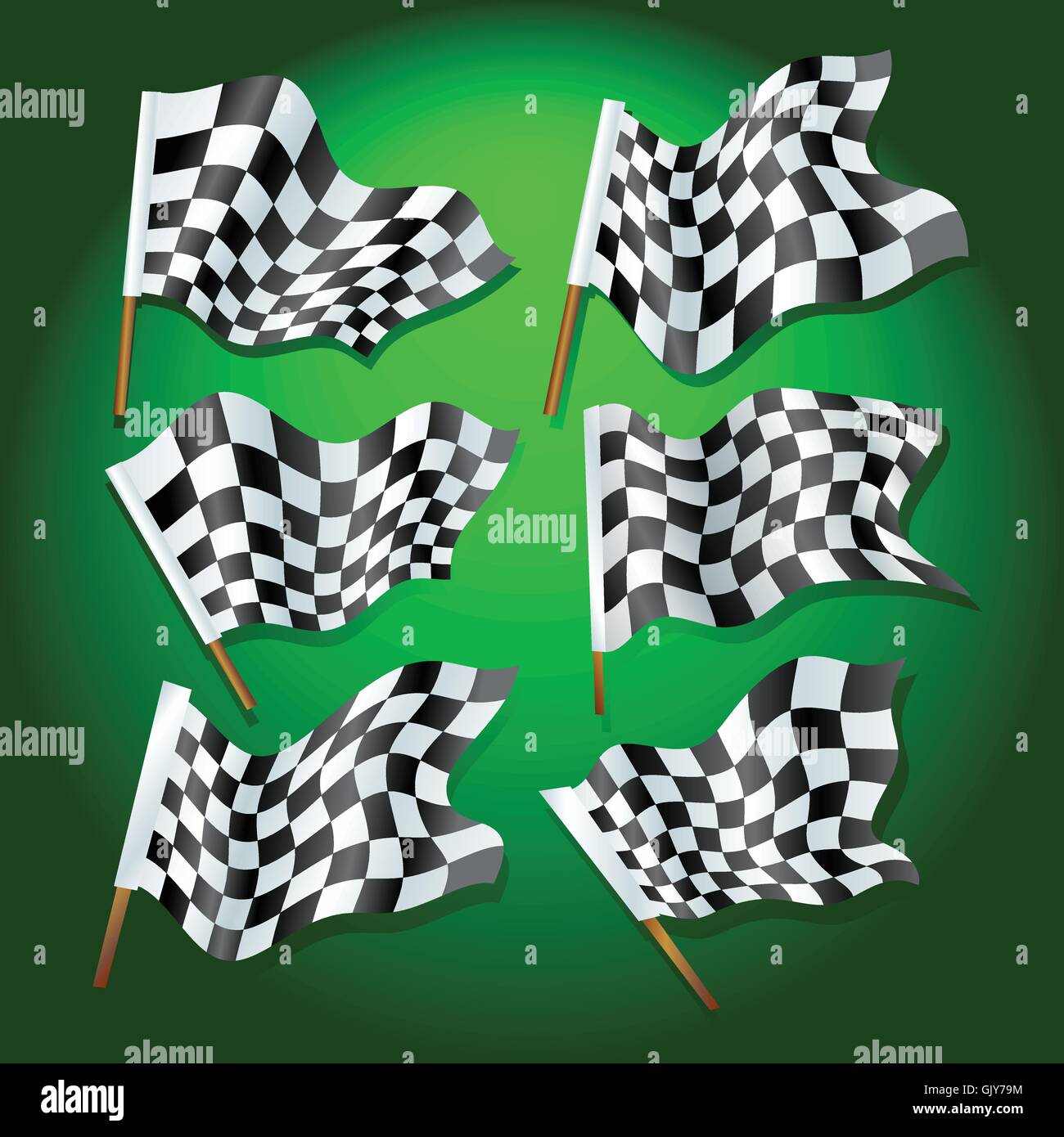 Drapeau de la formule 1 Banque d'images vectorielles - Alamy