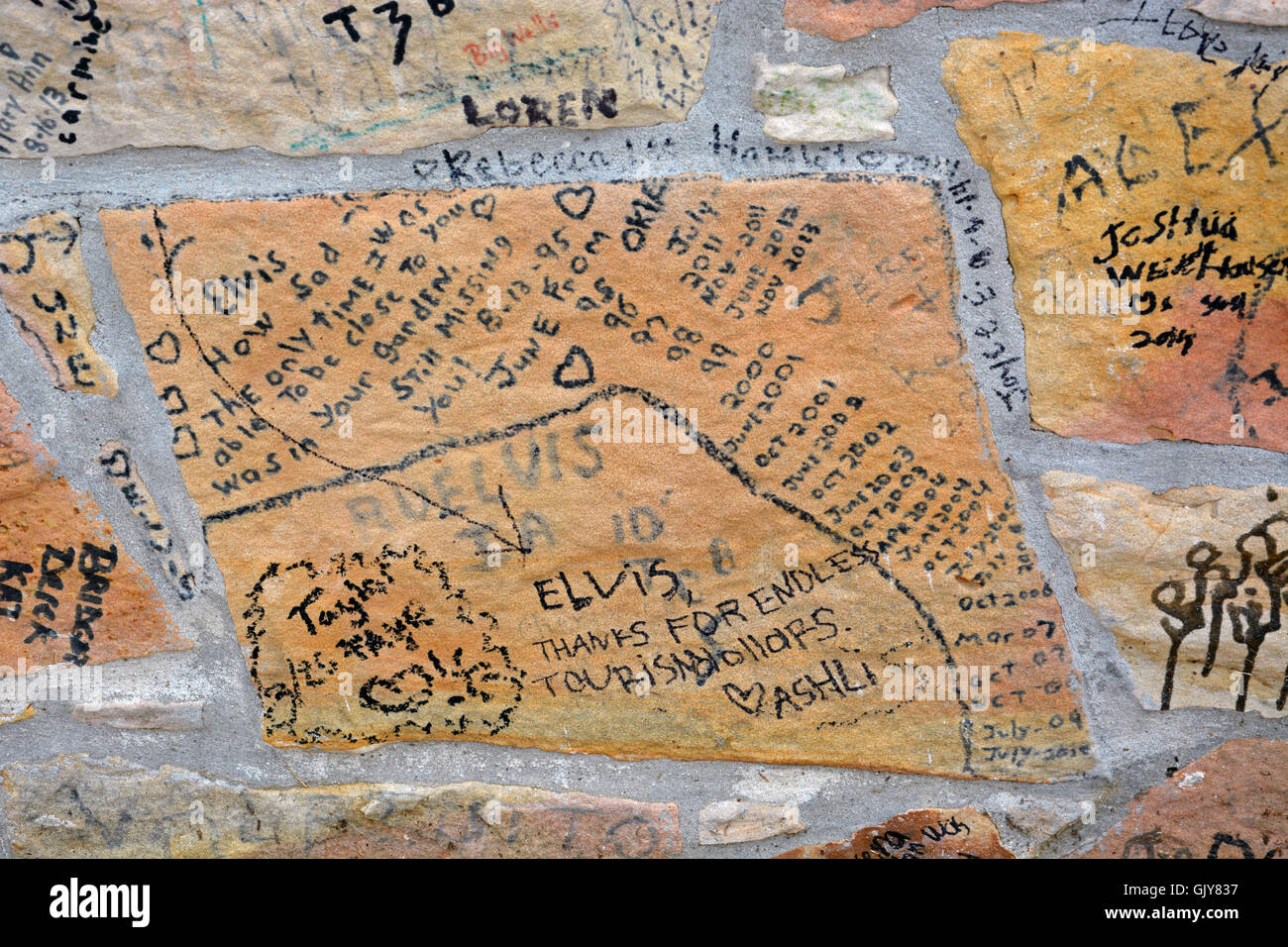 Elvis presleys home museum graceland Banque de photographies et d ...