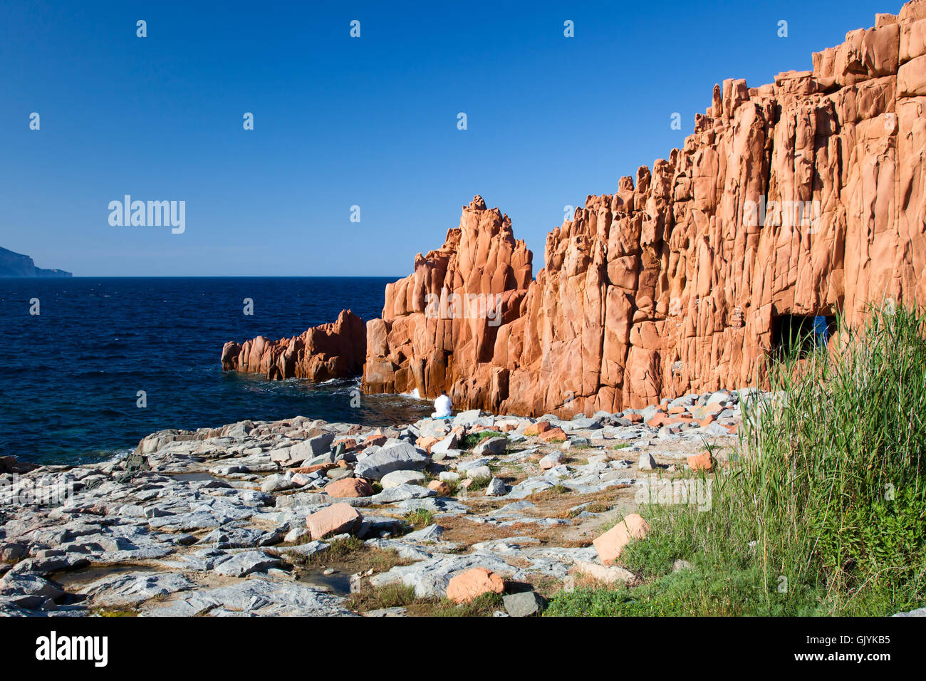 Roches Rouges Arbatax Banque d'image et photos - Alamy