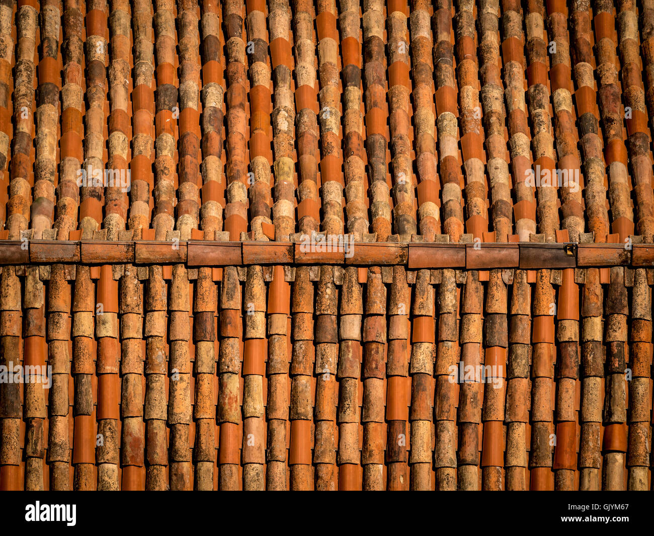 Vue aérienne de toit en terre cuite. Venise, Italie Photo Stock - Alamy