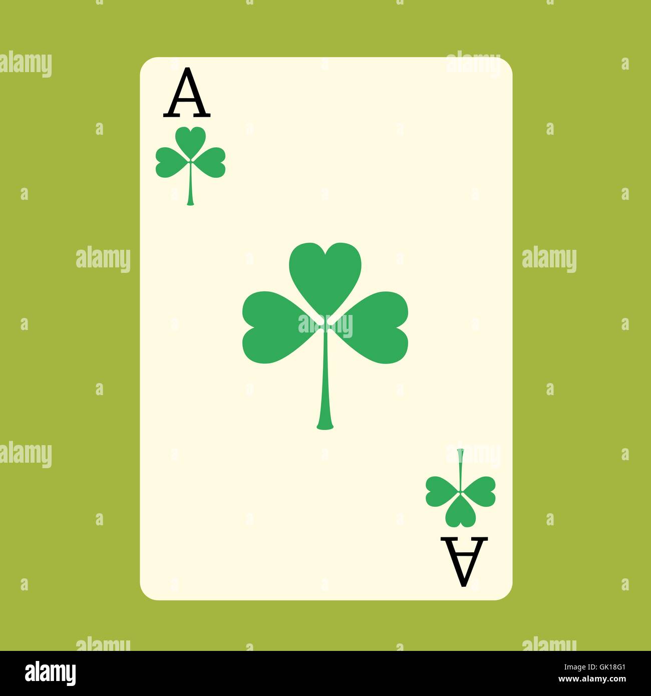Un jeu de cartes Banque d'images vectorielles - Alamy