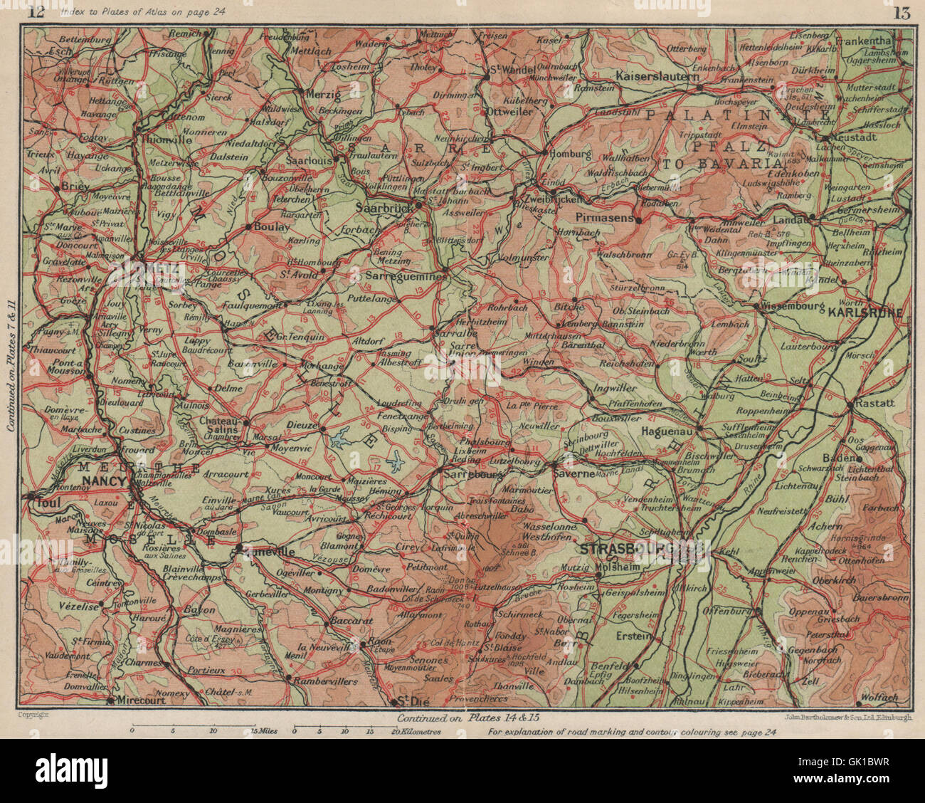 France map 1930 Banque de photographies et d’images à haute résolution ...