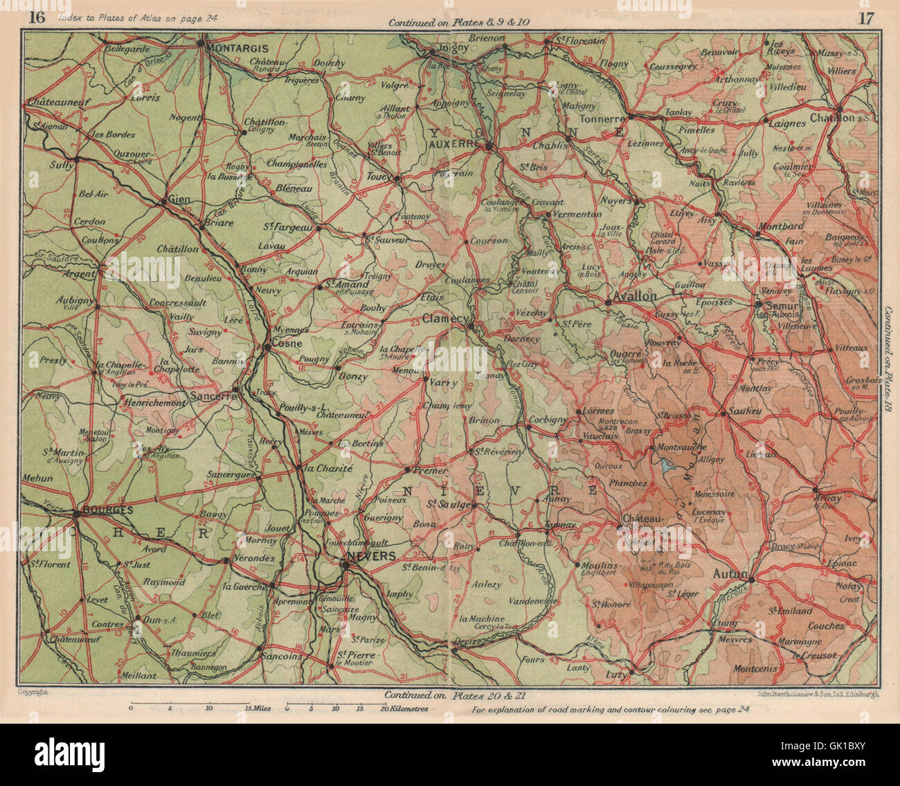 France map 1930 Banque de photographies et d’images à haute résolution ...