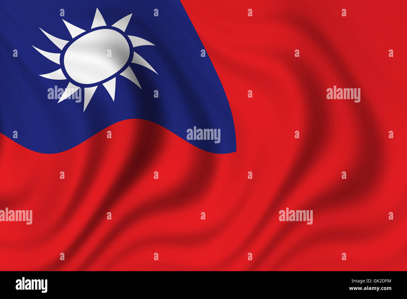 Drapeau de taiwan Banque de photographies et d’images à haute ...