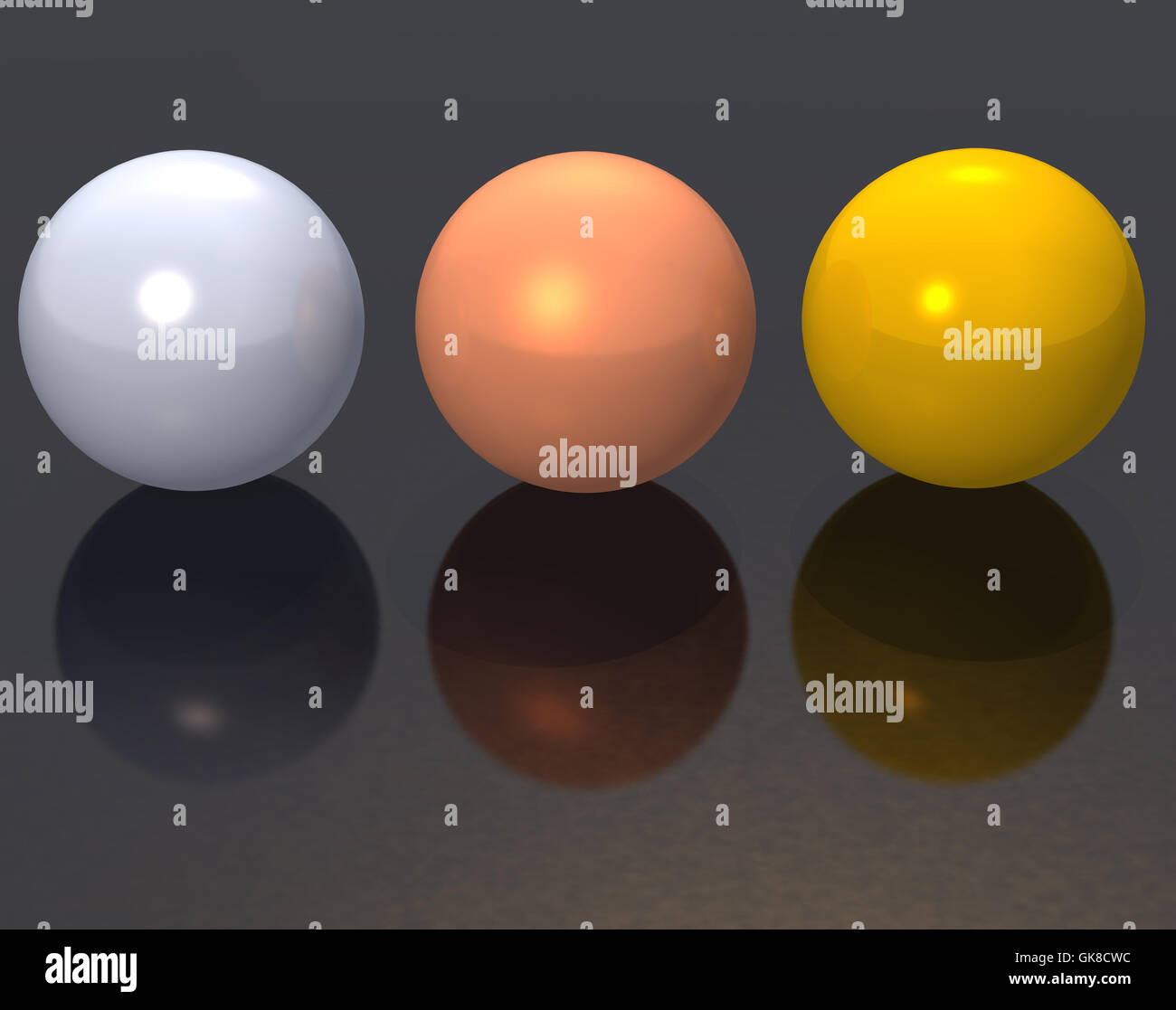 Metal spheres Banque de photographies et d’images à haute résolution - Alamy