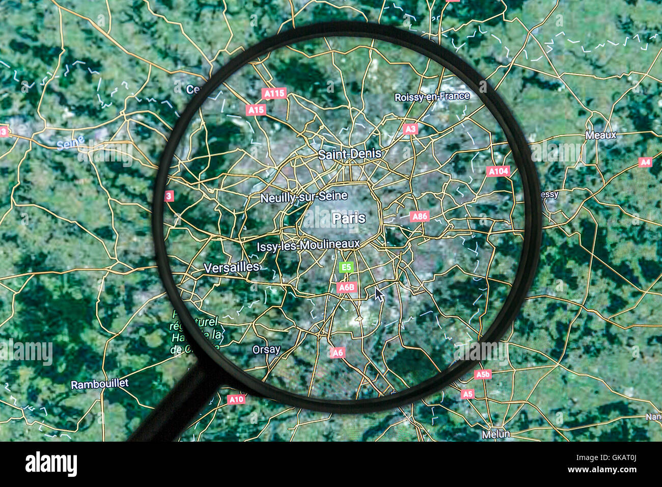 Paris maps Banque de photographies et d’images à haute résolution - Alamy