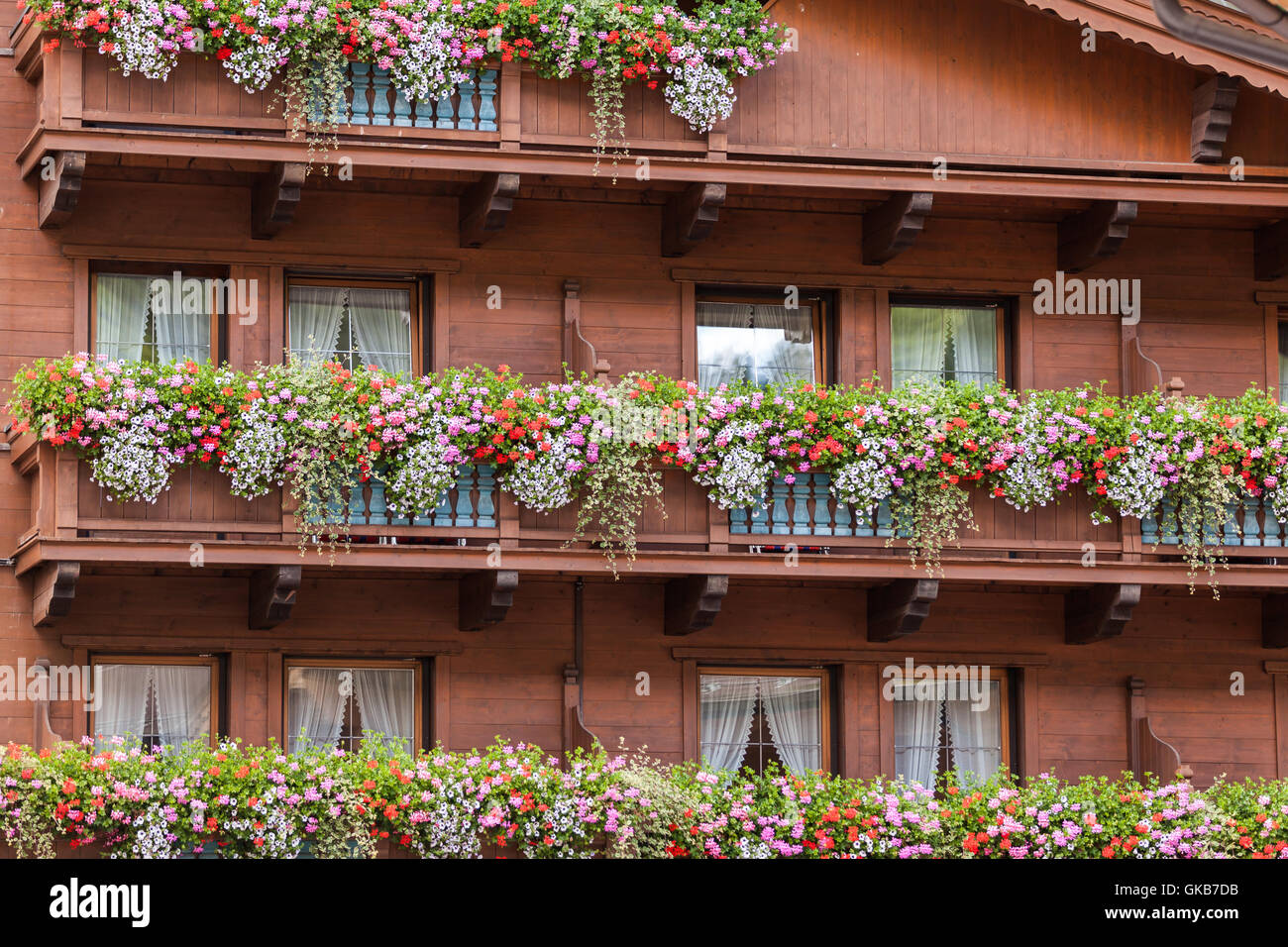 Maison traditionnelle autrichienne Banque de photographies et d’images ...