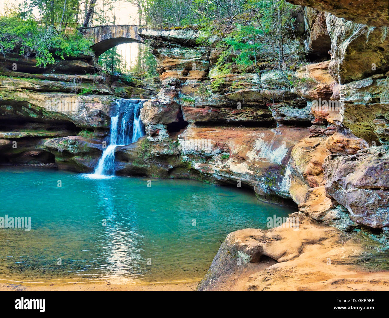 Pont de hocking hills Banque de photographies et d’images à haute ...