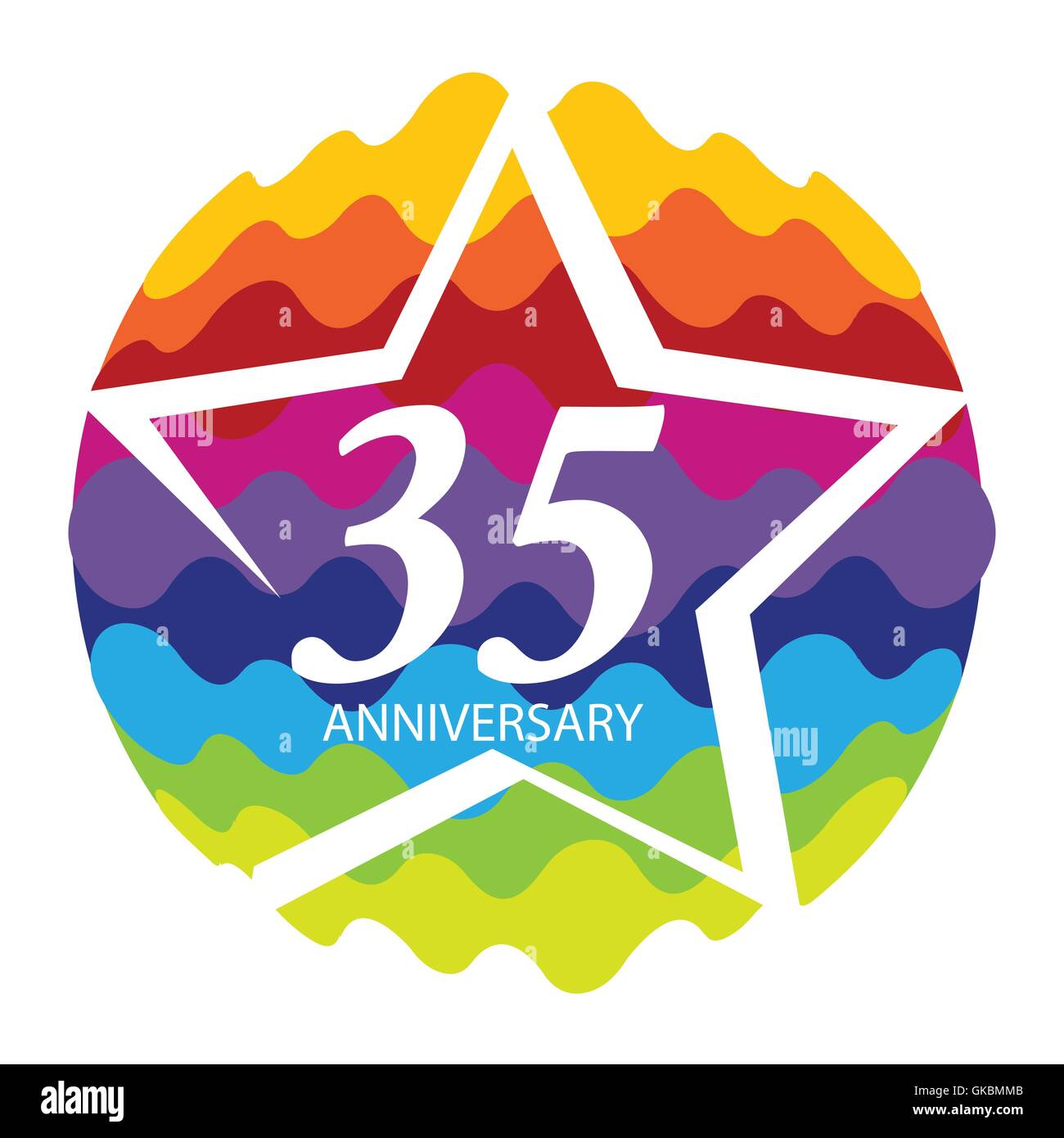 Logo anniversaire 35 ans Banque d'images vectorielles - Page 2 - Alamy