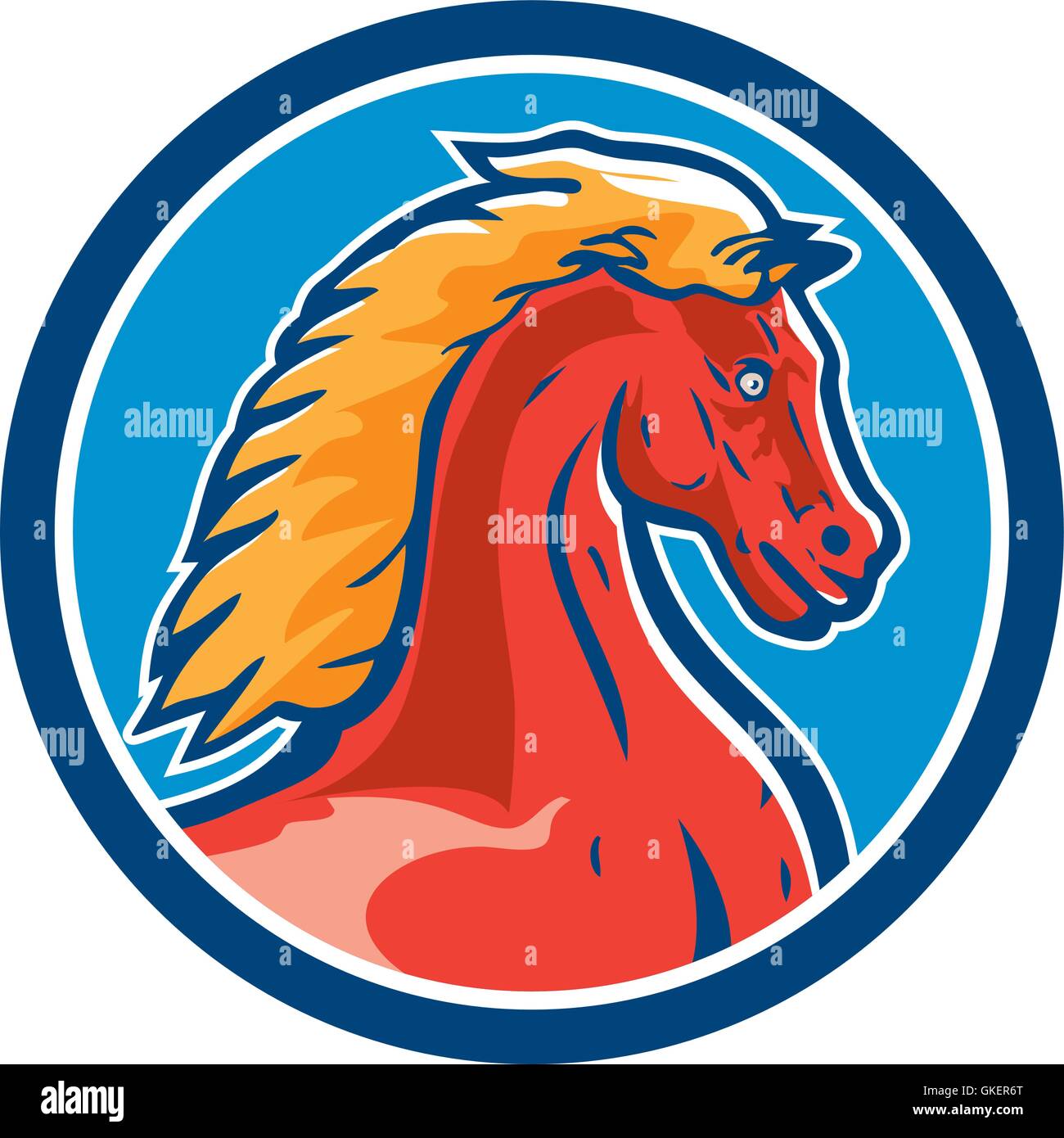 Cheval et poulain Banque d'images vectorielles - Alamy