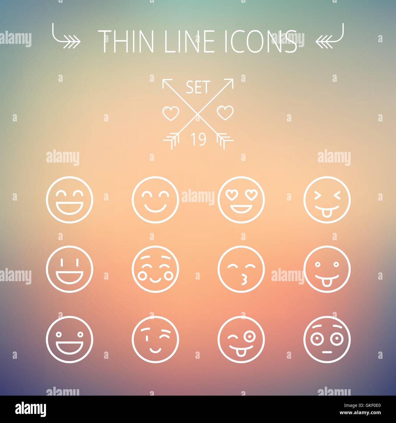 Smiley emoticon emoji Banque d'images vectorielles - Page 3 - Alamy