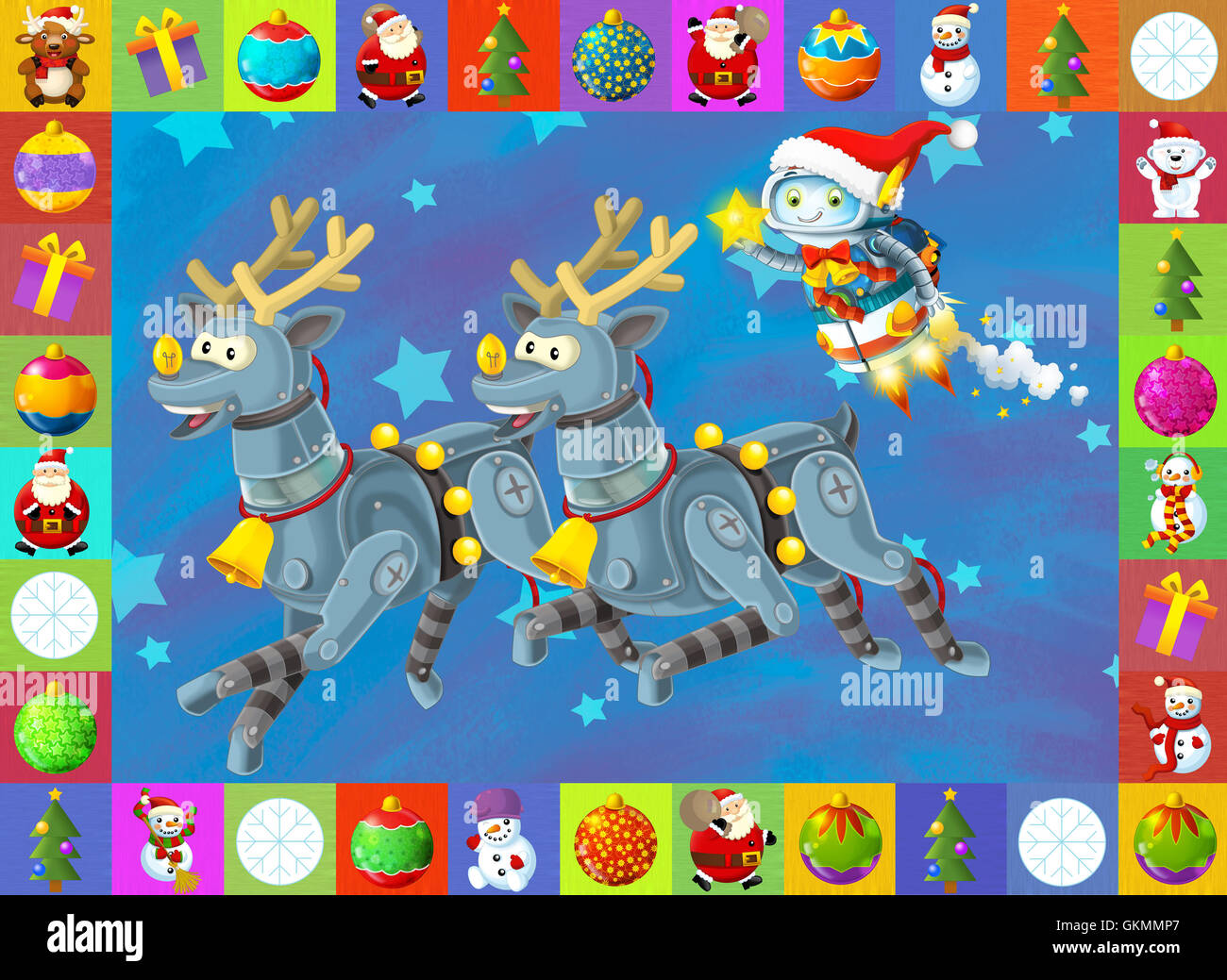 La scène de Noël Joyeux Noël - robots - robotique - Électronique ...