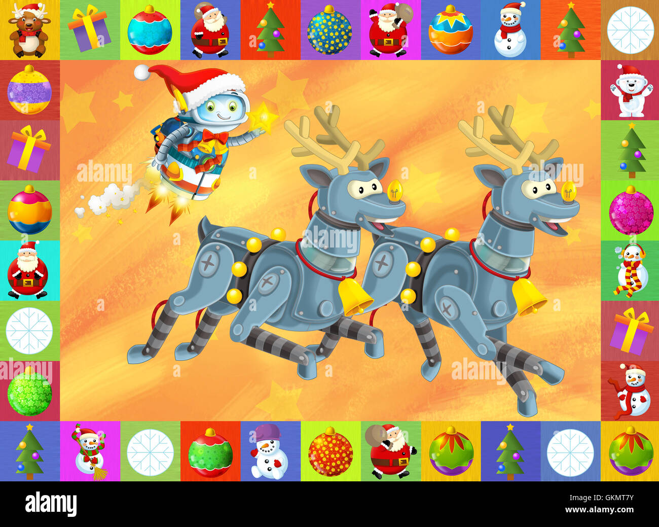 La scène de Noël Joyeux Noël - robots - robotique - Électronique ...