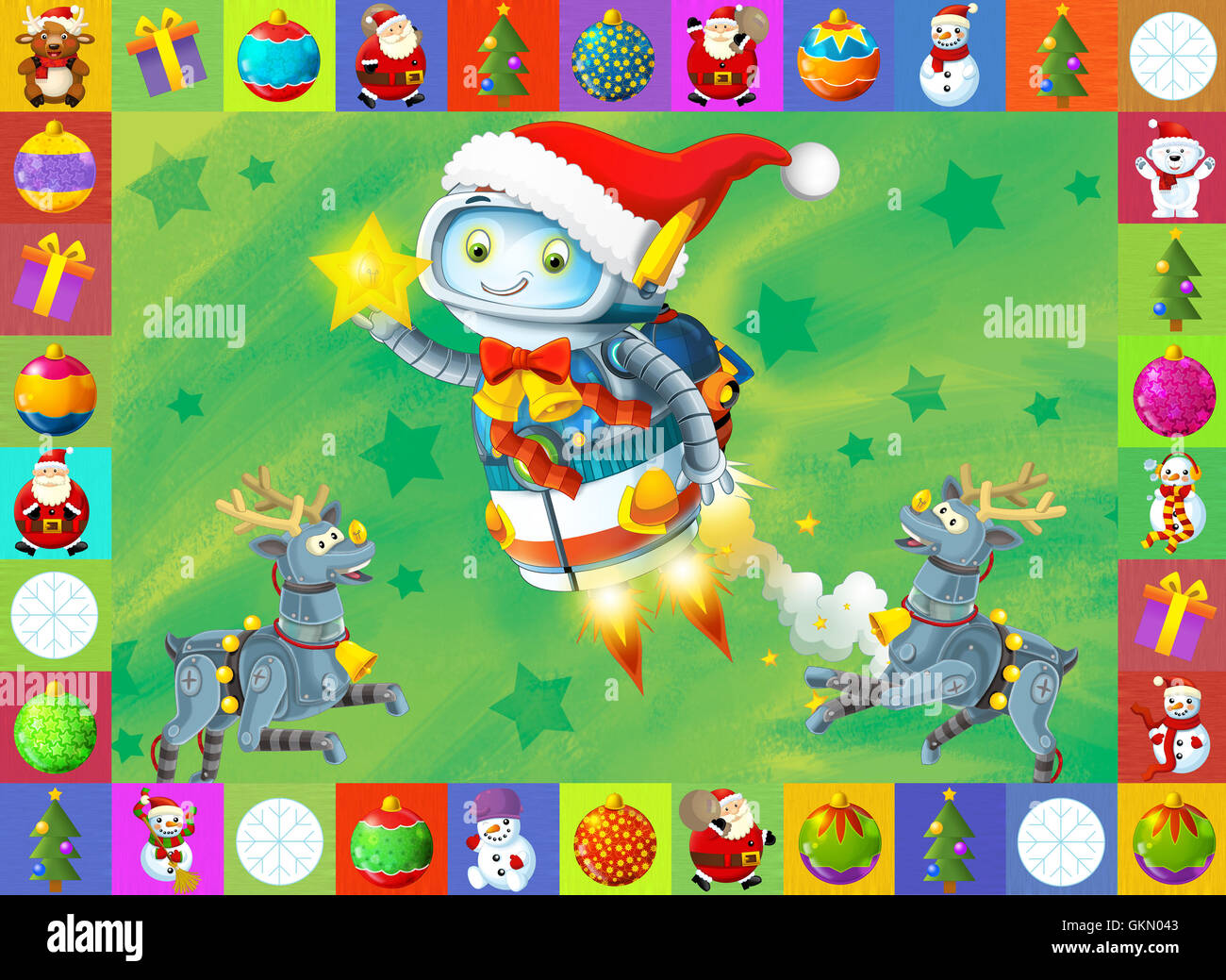 La scène de Noël Joyeux Noël - robots - robotique - Électronique ...