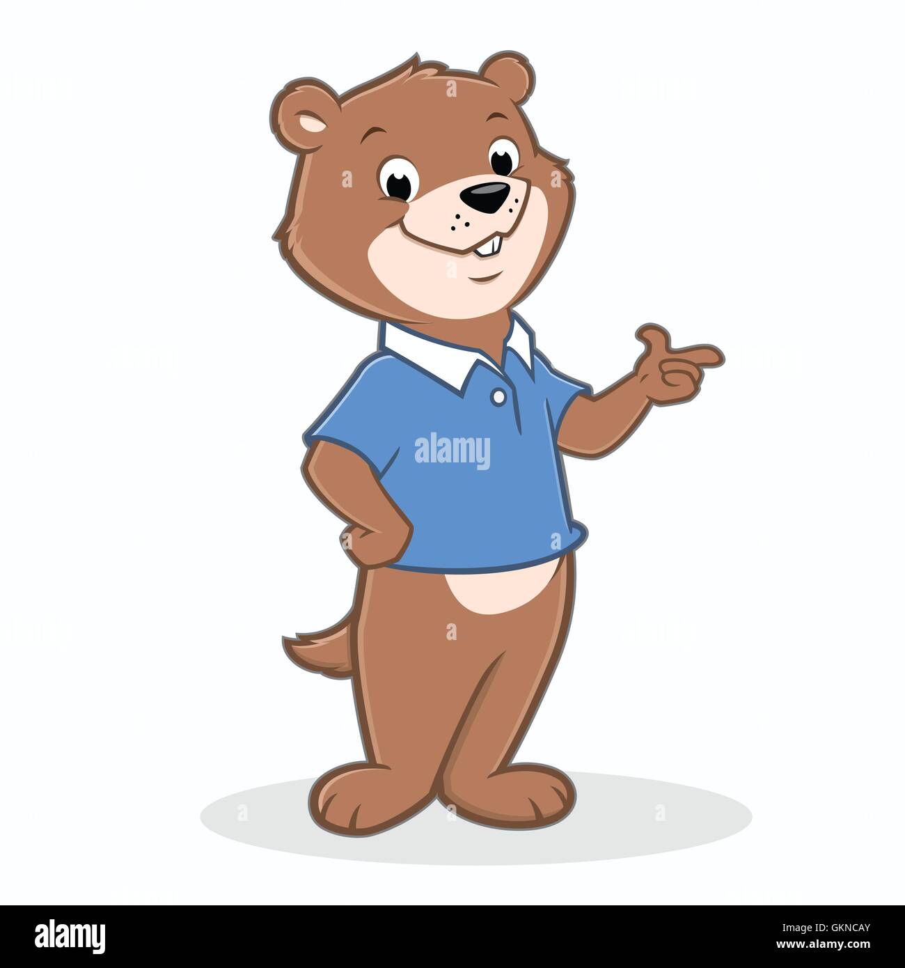 Dessin animé Gopher Image Vectorielle Stock - Alamy