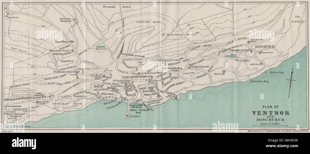Carte de ventnor Banque de photographies et d’images à haute résolution ...