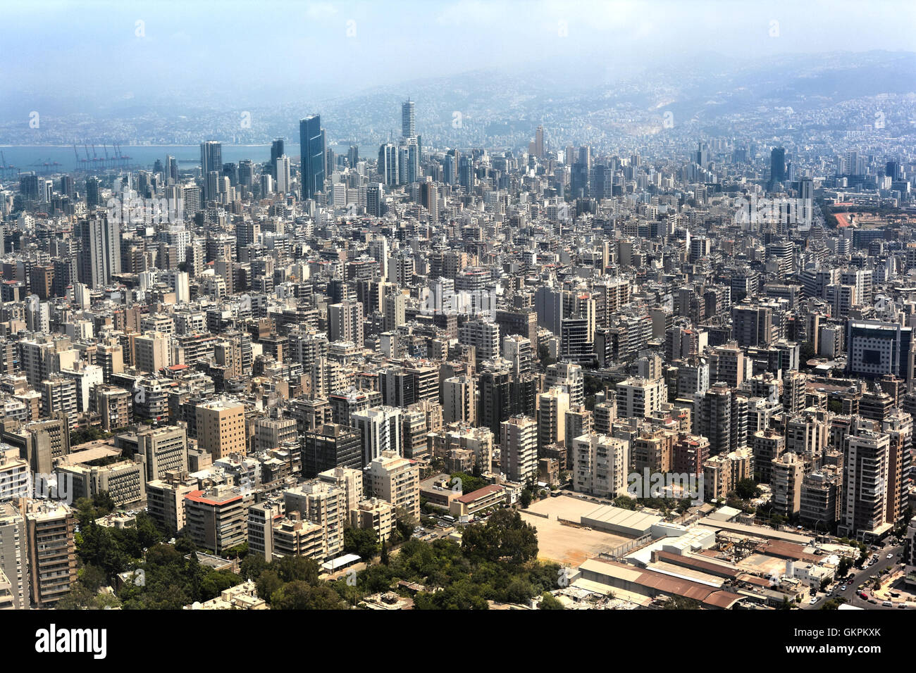 Vue aérienne de beyrouth Banque de photographies et d’images à haute ...