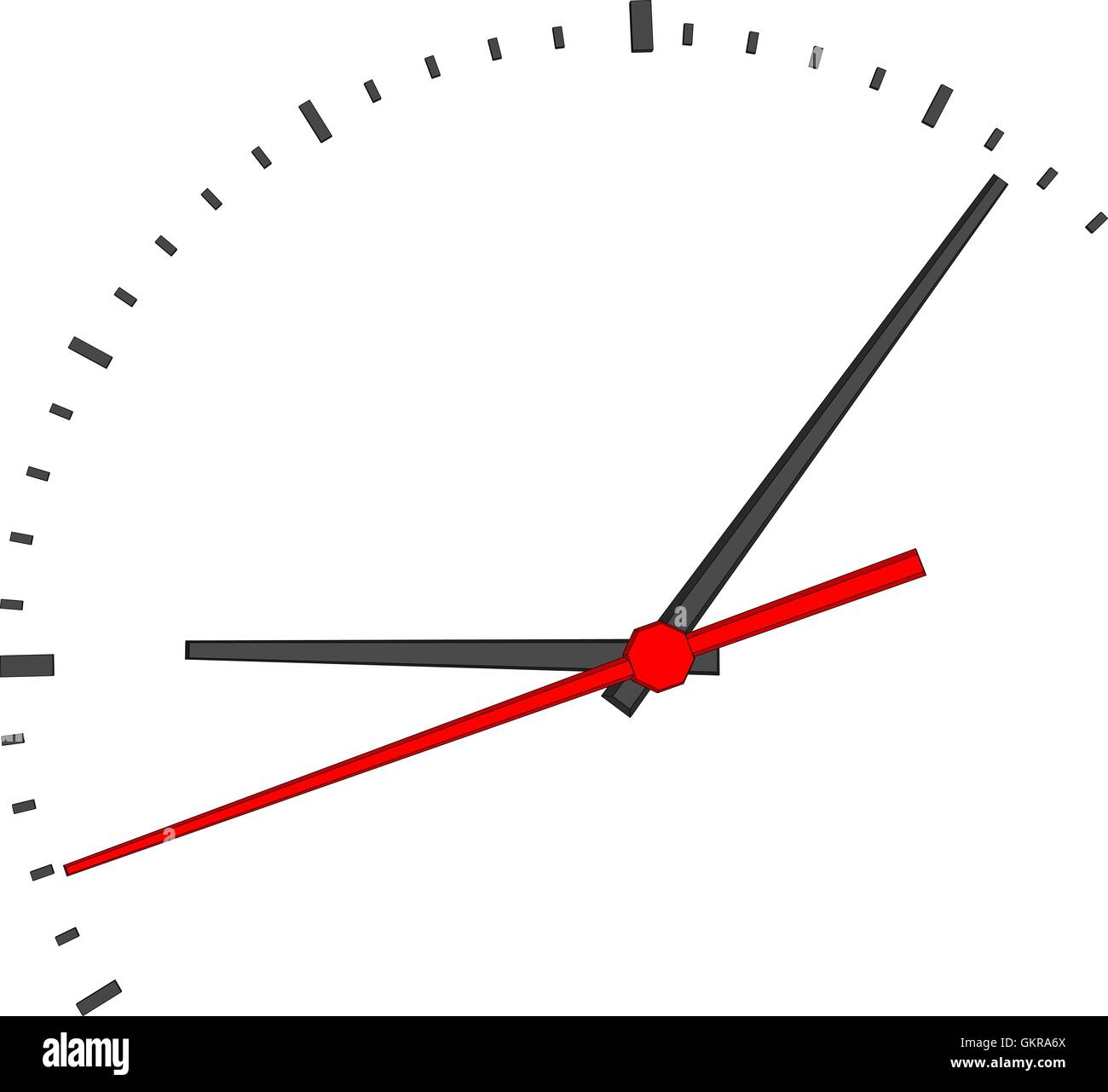 Second hand clock Banque de photographies et d’images à haute ...