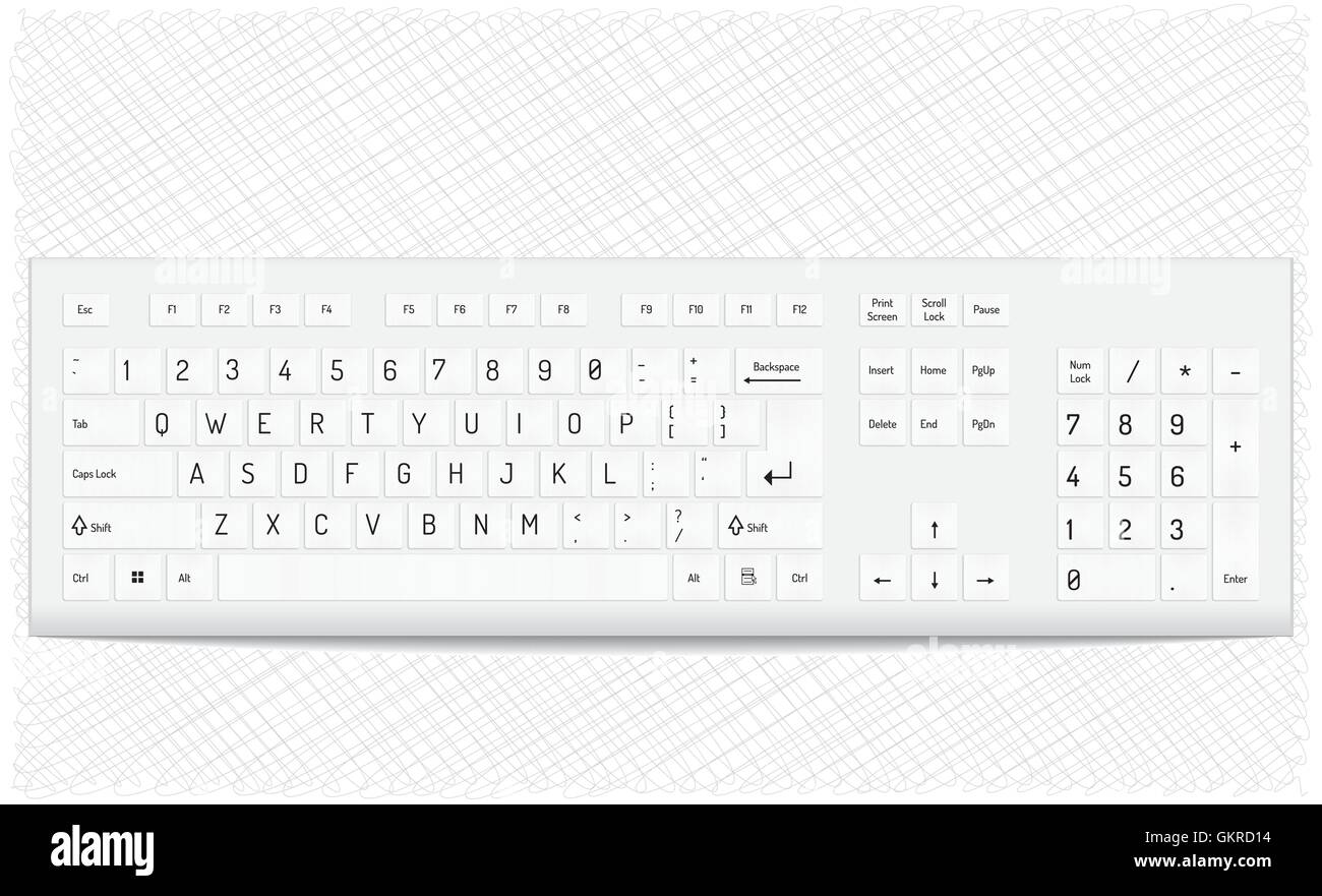 Symbole du clavier Banque d'images vectorielles - Alamy