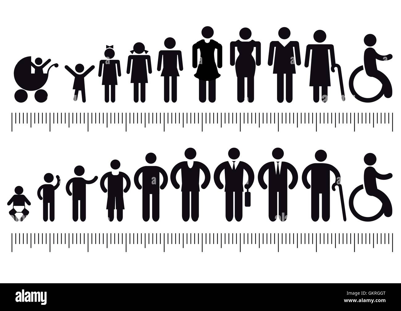 ältere person Banque d'images vectorielles - Alamy