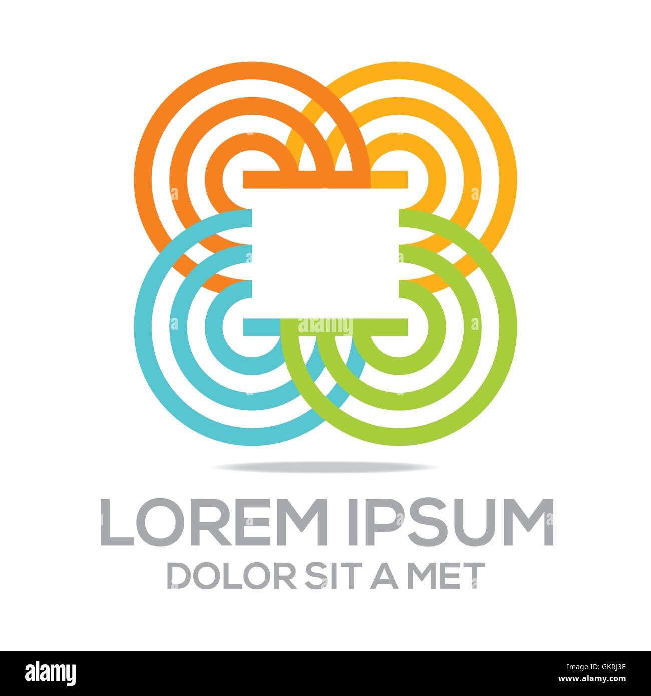 Symbole du logo Numéro 3 Image Vectorielle Stock - Alamy