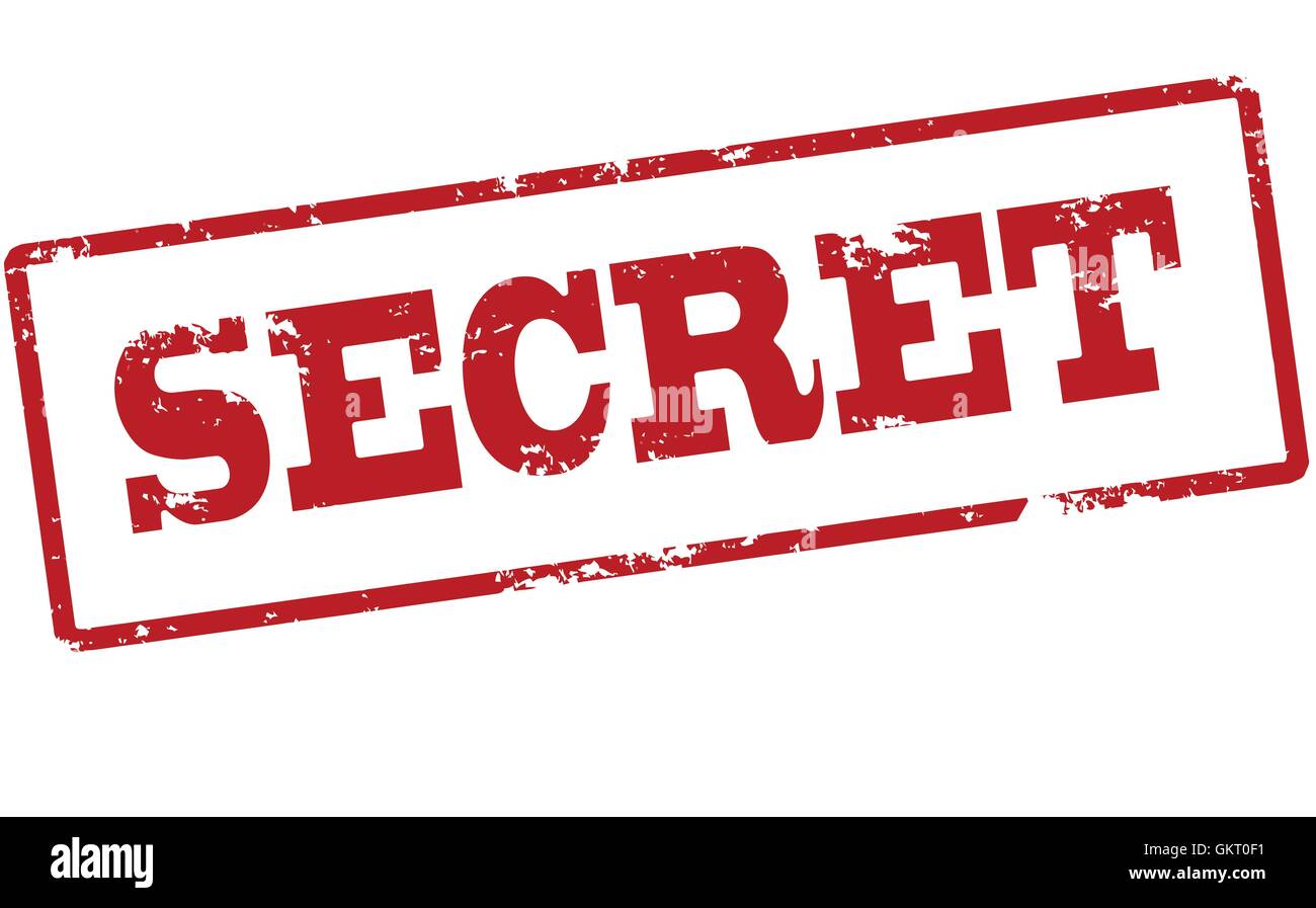 Secret caché Banque d'images vectorielles - Alamy