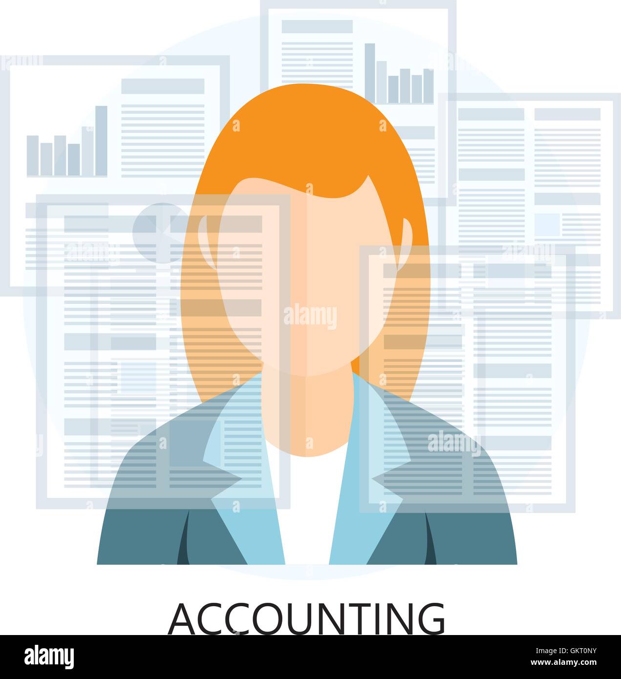 Icône de comptabilité Banque d'images vectorielles - Alamy