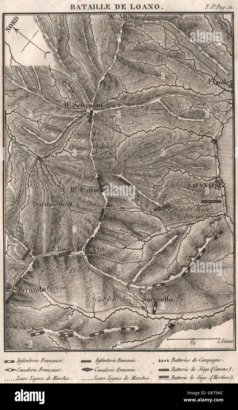 Italy map 1795 century Banque de photographies et d’images à haute ...