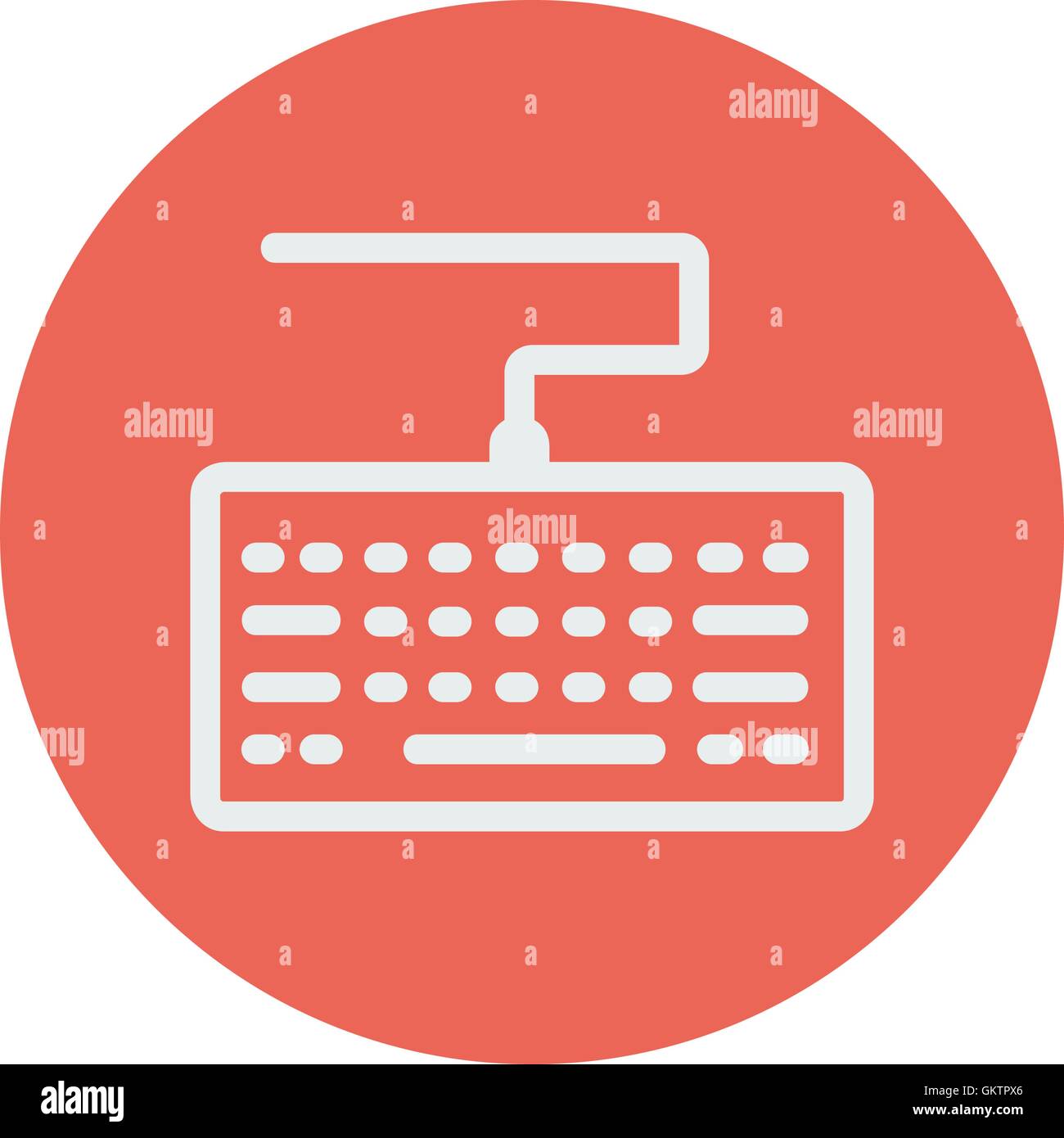 Symbole du clavier Banque d'images vectorielles - Alamy