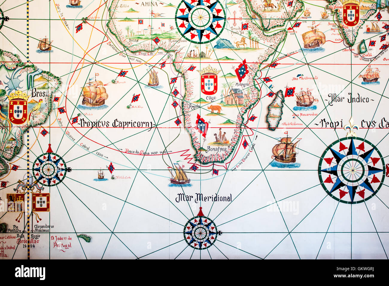 Histoire portugaise de la navigation Banque de photographies et d ...
