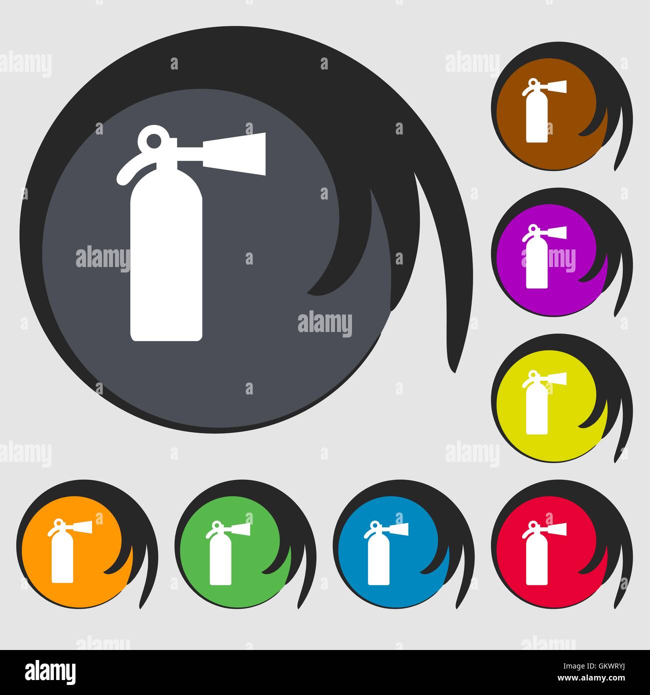 Symbole d'extinction Banque d'images vectorielles - Alamy