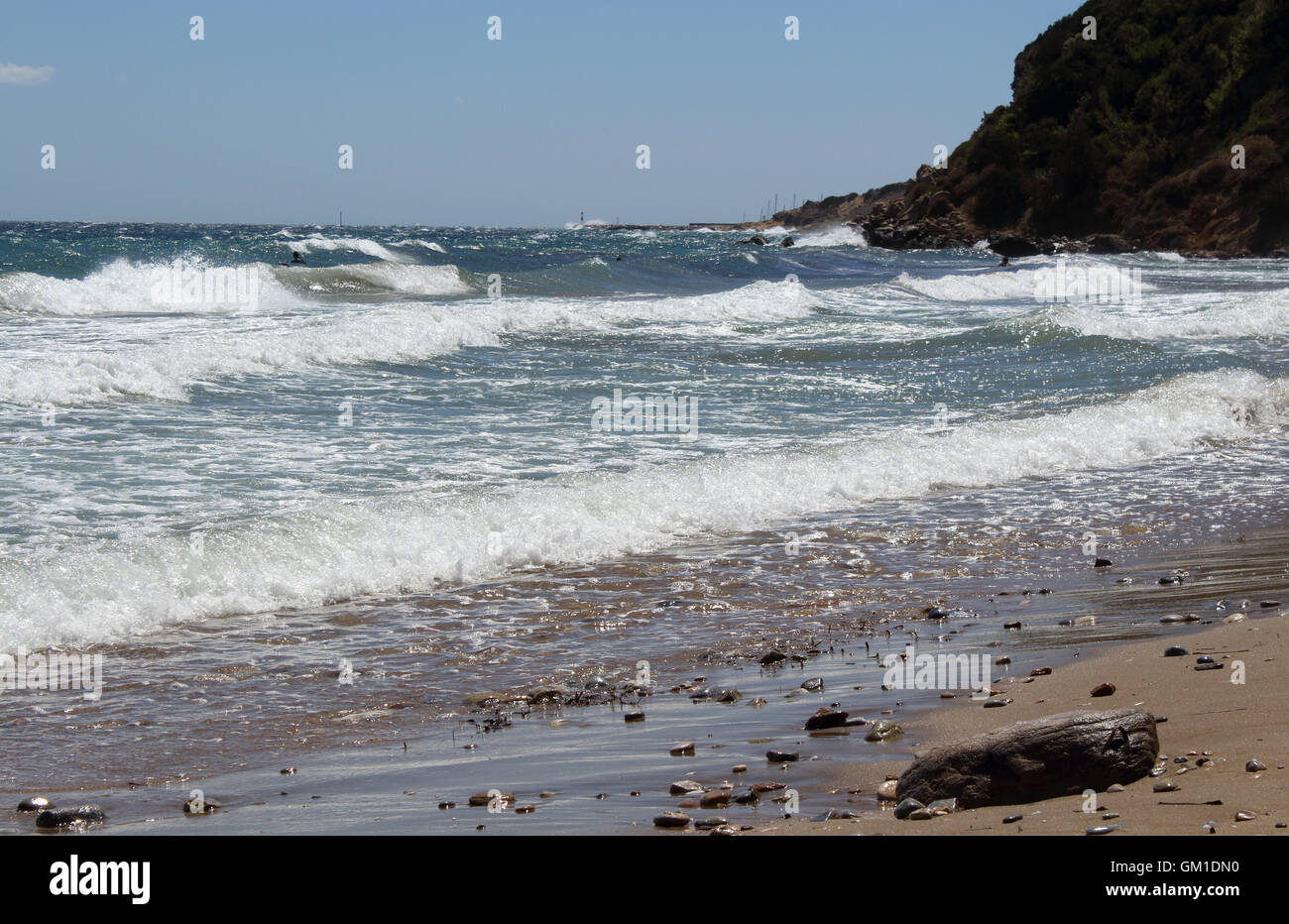 Plage de limanaki Banque de photographies et d’images à haute ...