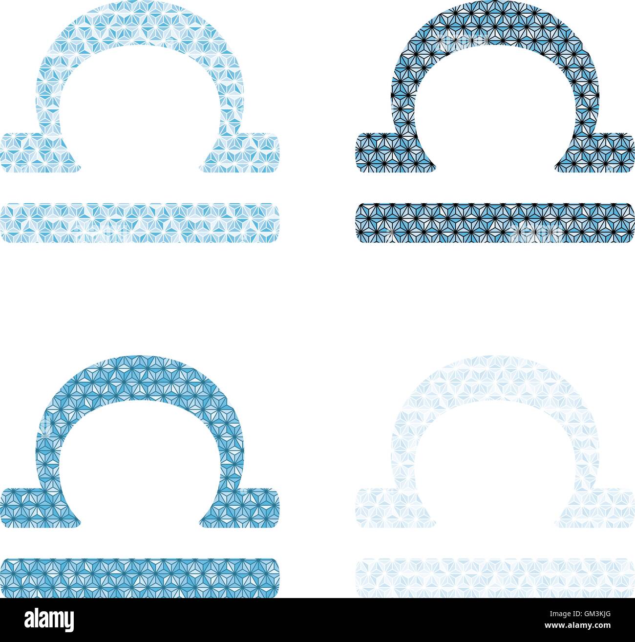 Balance symbole signe du zodiaque illustration horoscope Banque d ...