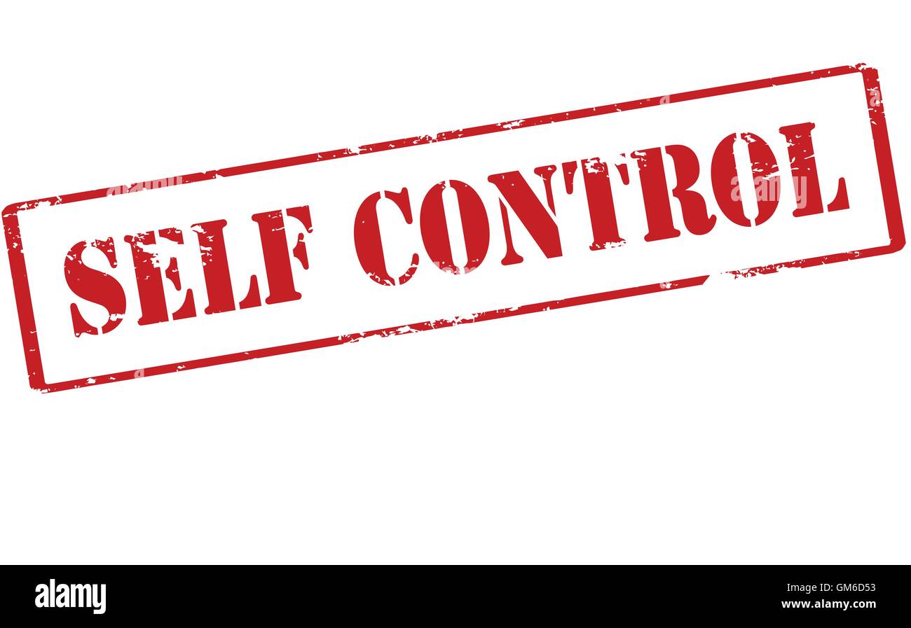 Maîtrise de soi Banque d'images vectorielles - Alamy