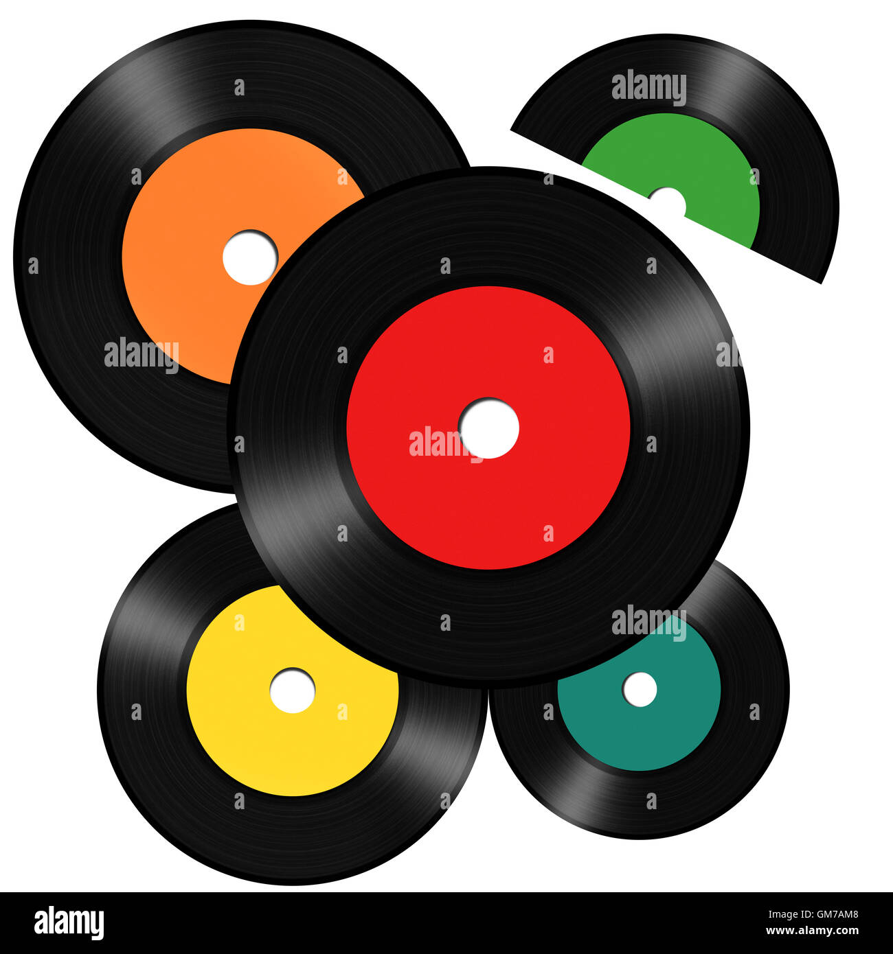 Disques vinyle gramophone Banque d'images détourées - Alamy