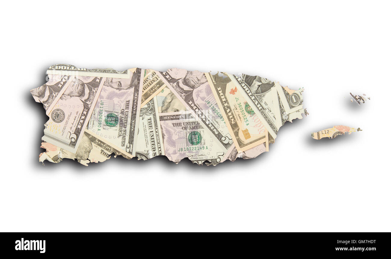 Fondo de mapa de puerto rico Banque de photographies et d’images à ...