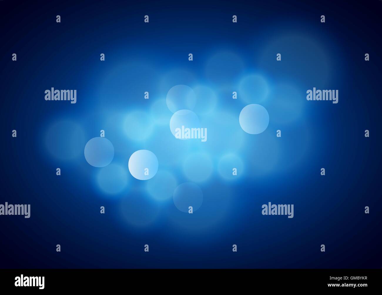 Arrière plan flou bleu Banque d'images vectorielles - Alamy