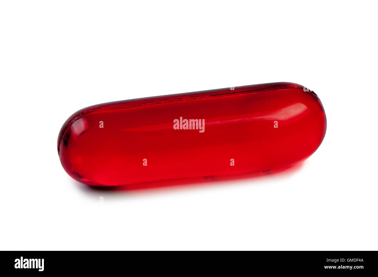 Capsule rouge Banque d'images détourées - Alamy