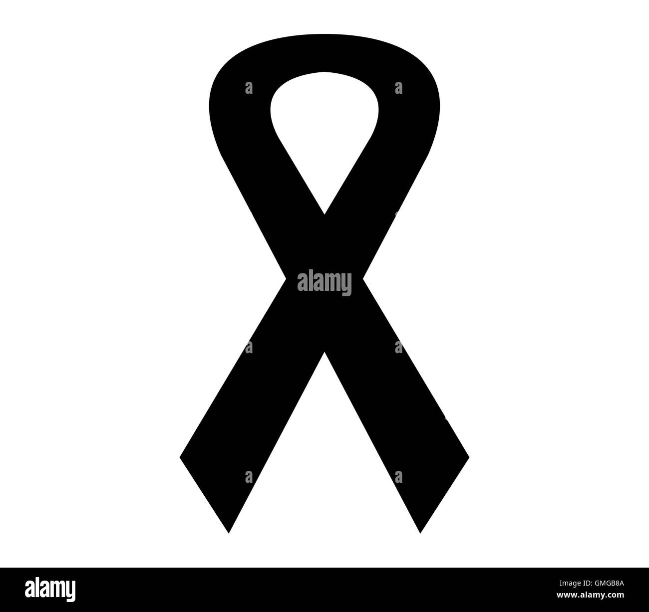 Symbole de deuil Banque d'images noir et blanc - Alamy