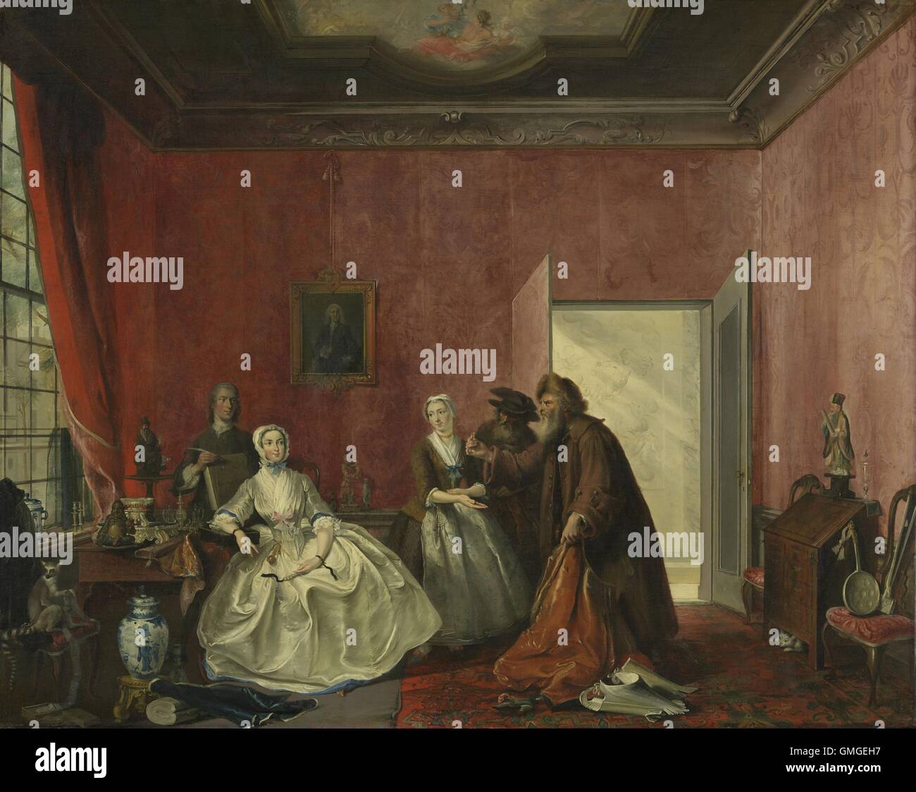 La prodigalité ou la femme de gaspillage, Acte III, scène V, de la ...