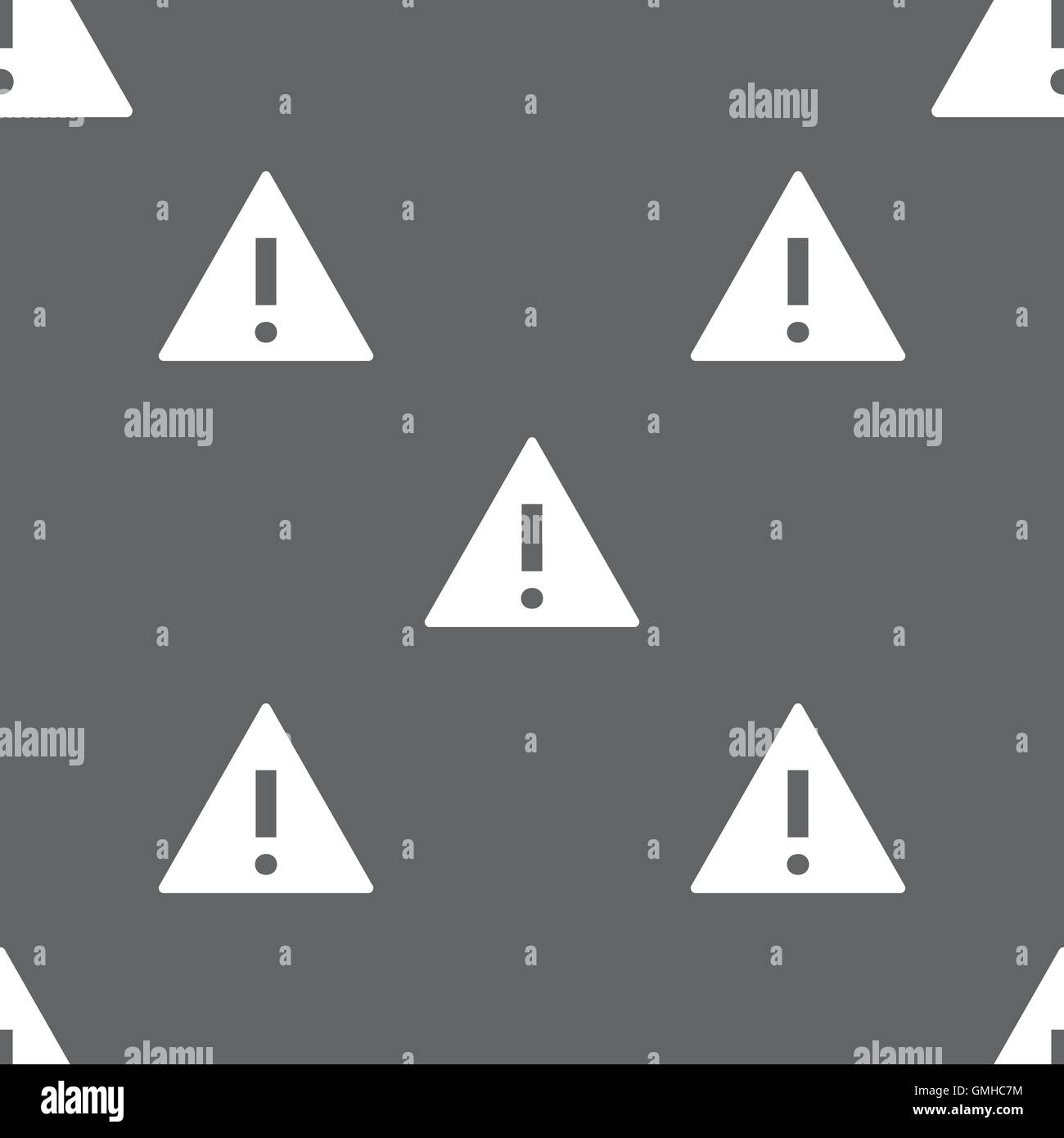 Icône de signe d'attention. Point d'exclamation. Symbole d ...