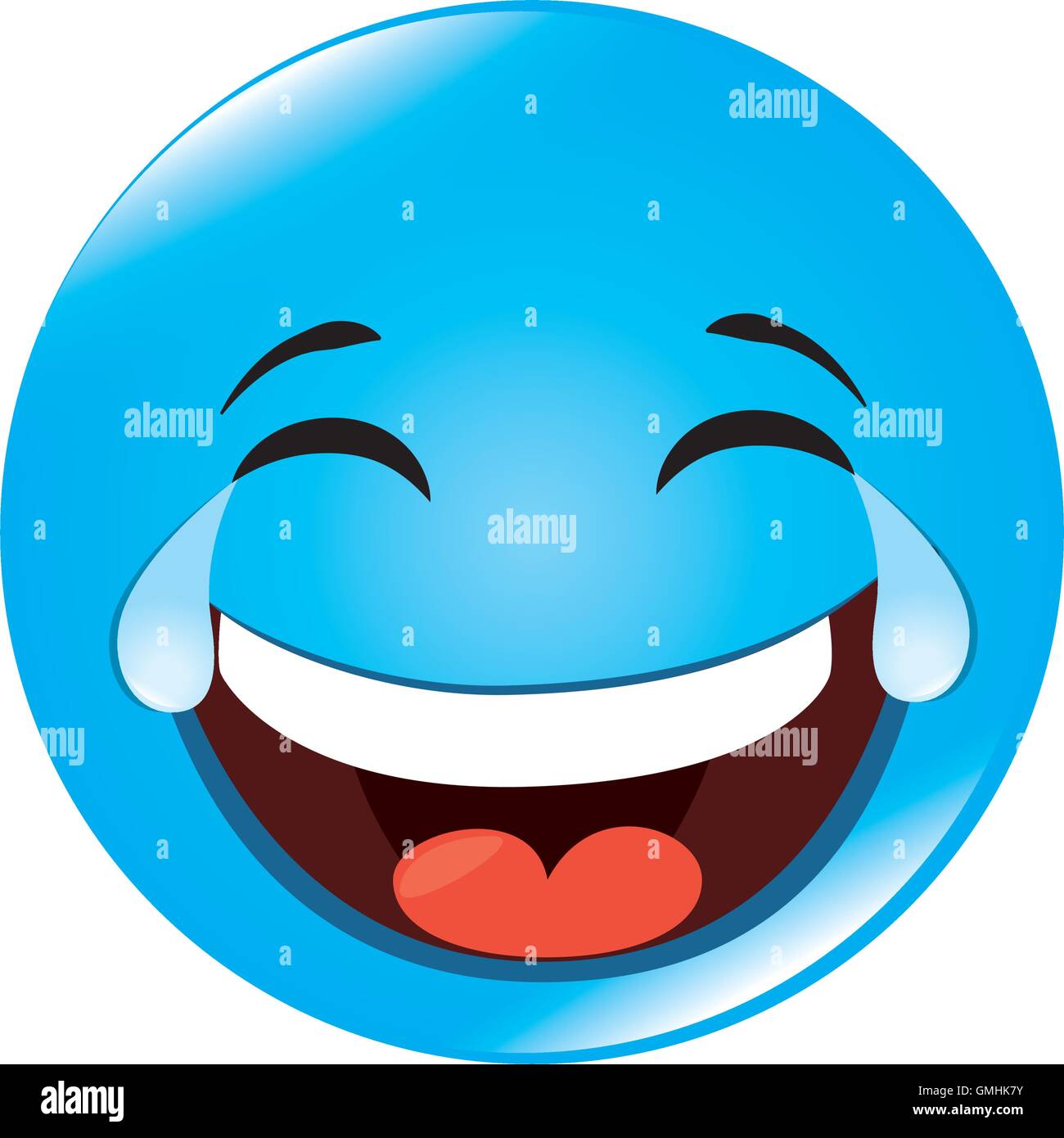 Dessin animé de sentiments d'Émoticônes Image Vectorielle Stock - Alamy